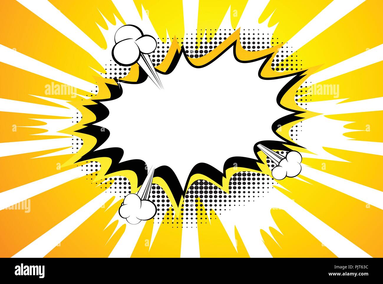 Vector illustrated cartoon, comic book style background Stock Vector ...