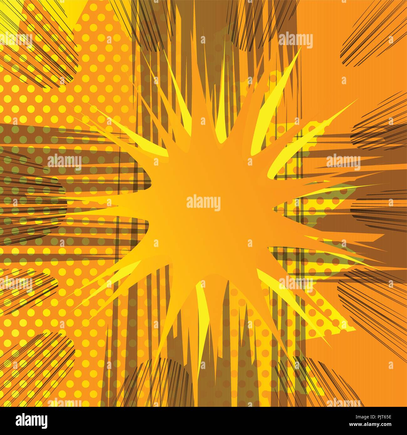 Vector illustrated cartoon, comic book style background Stock Vector ...