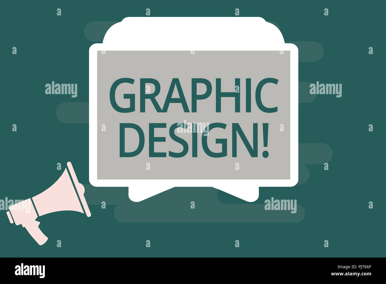 Text sign showing Graphic Design. Conceptual photo art or skill of ...