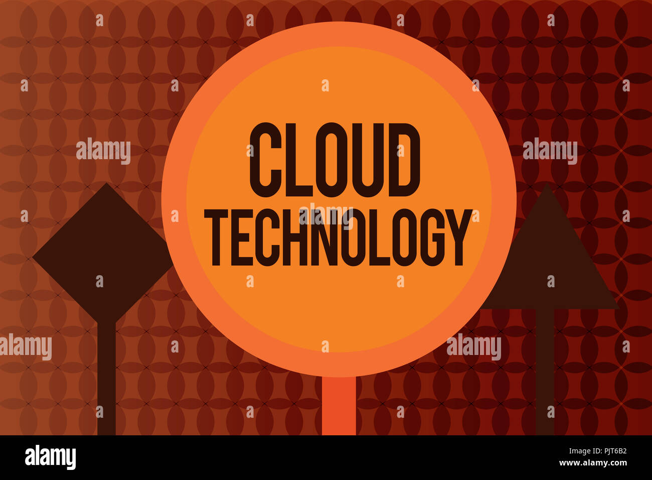 Handwriting text writing Cloud Technology. Concept meaning storing and accessing data and ...