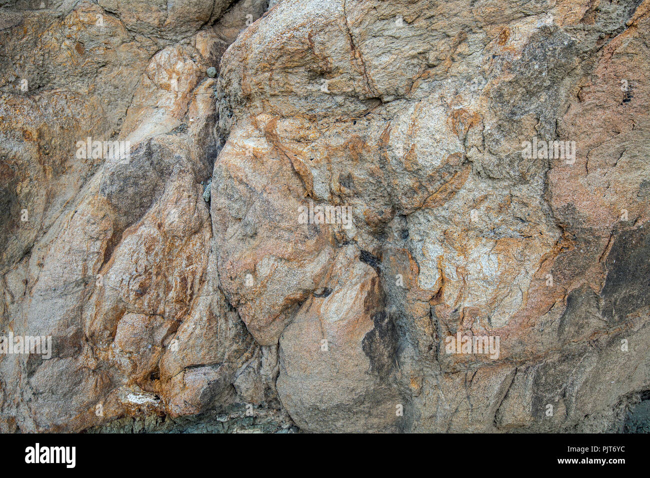 Geological layers in an archaeology site in detail Stock Photo - Alamy