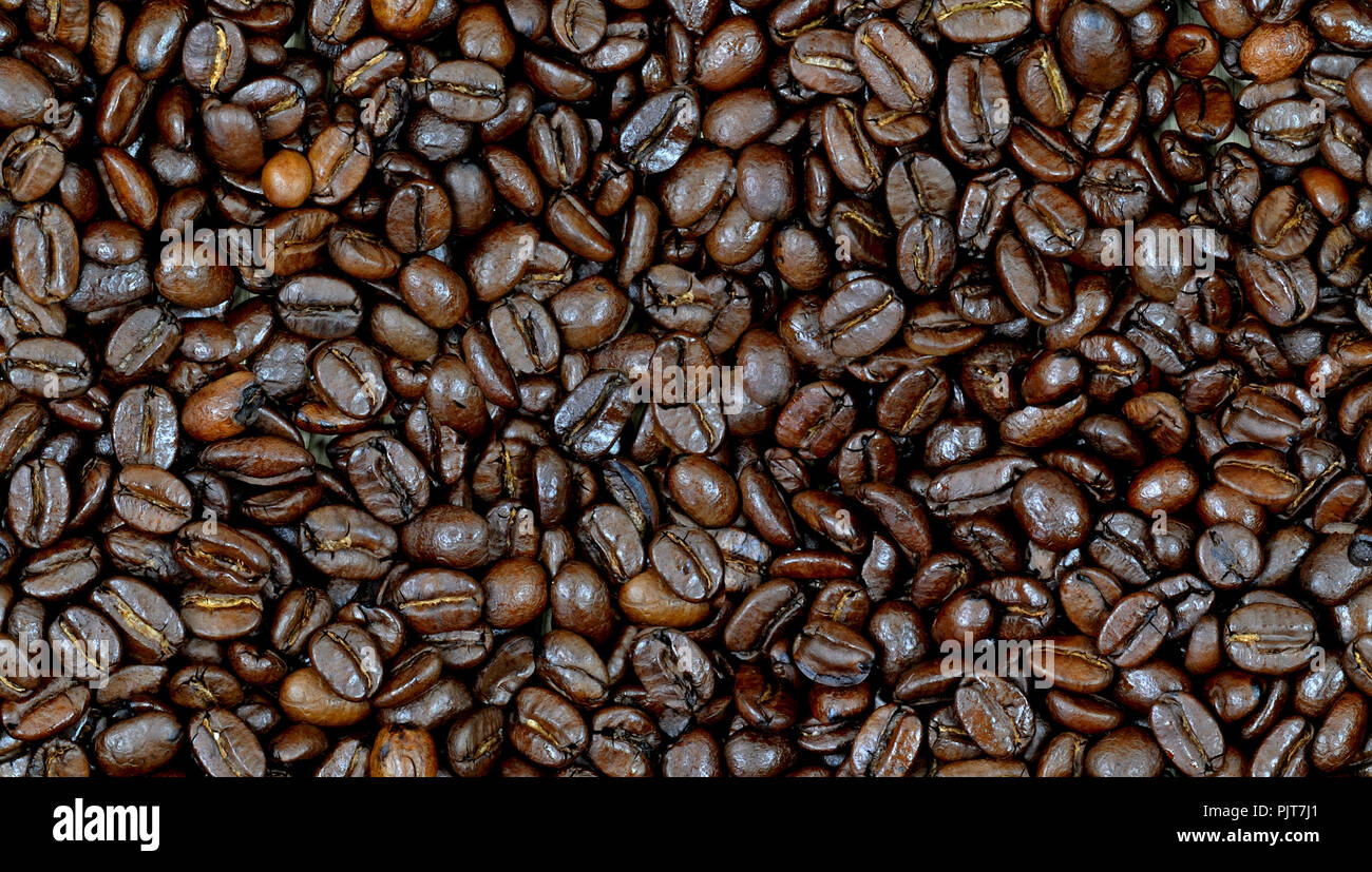 Seamless coffee beans texture hi-res stock photography and images - Alamy