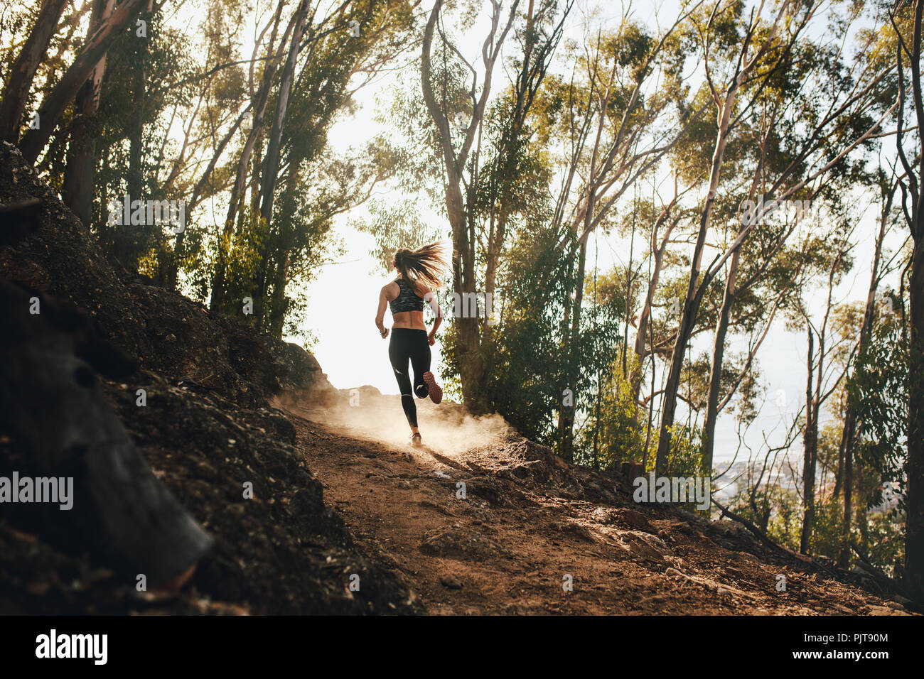 Female runner in marathon hi-res stock photography and images - Alamy