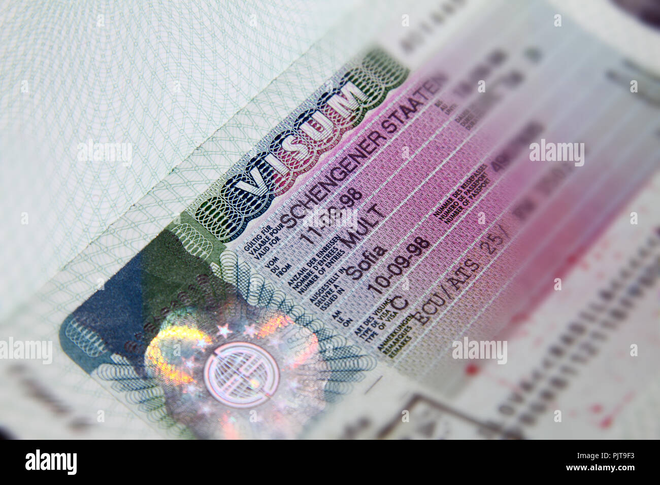 Travel Visa Stamp Premium Vector | Visa Passport Stamps For Travel To