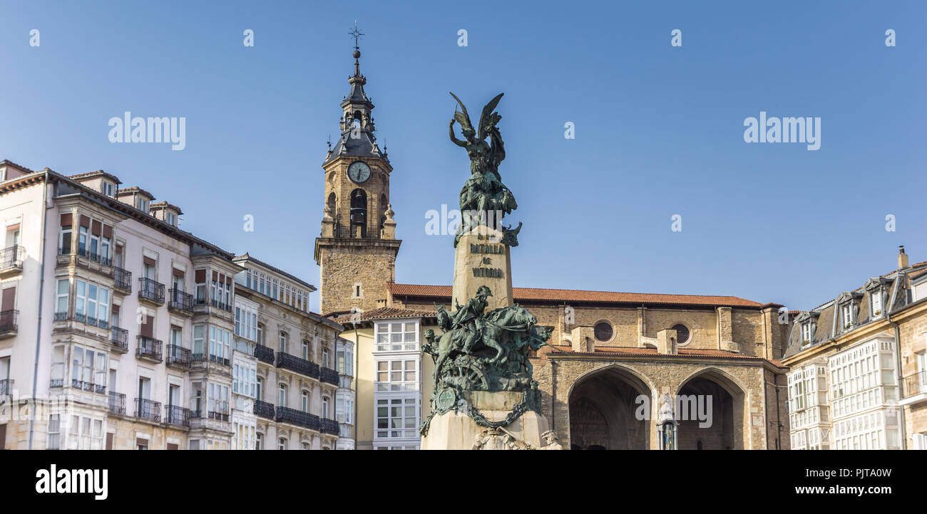 Vitoria battle monument virgen hi-res stock photography and images - Alamy