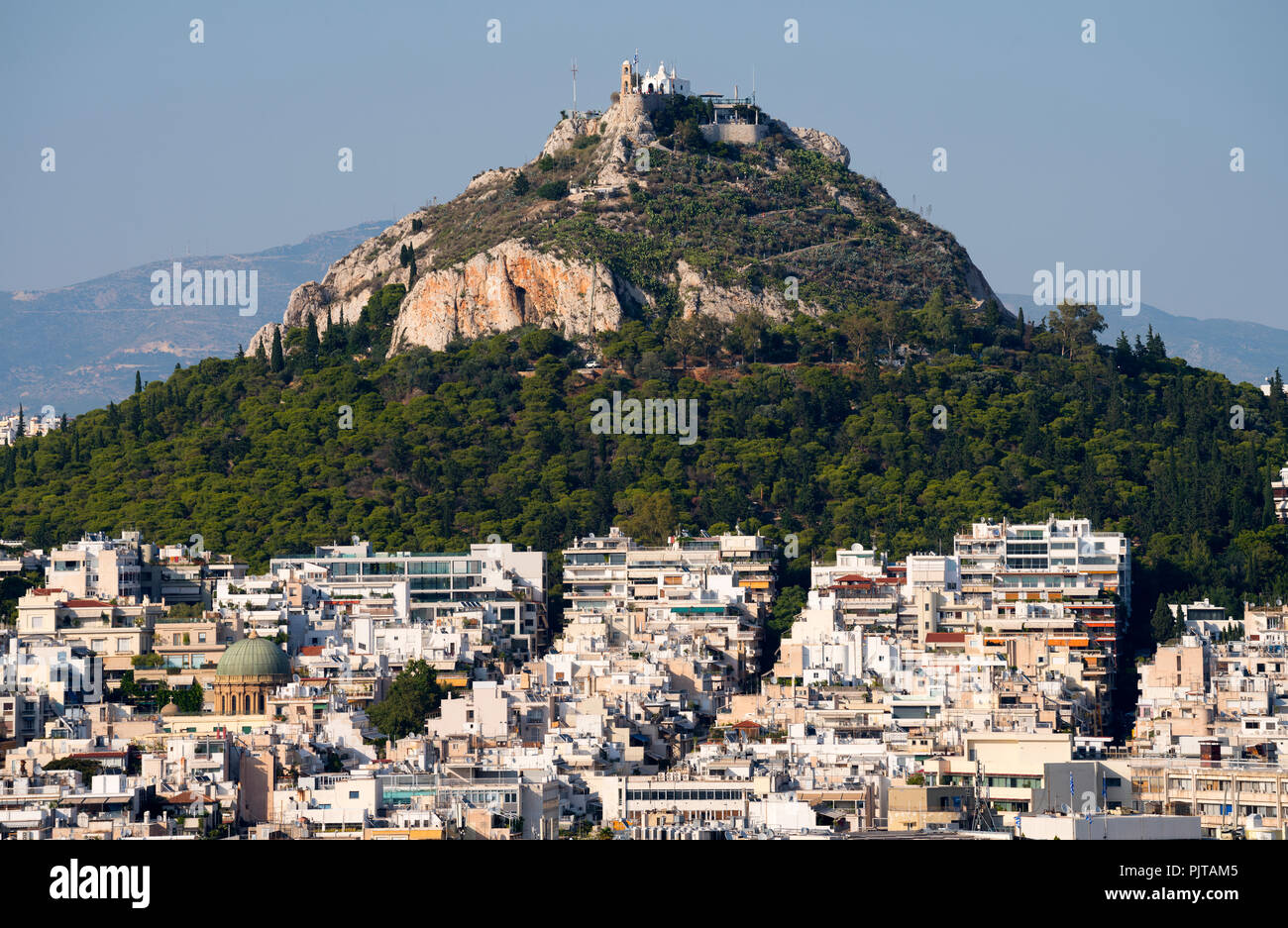 Mount Lycabettus, Athens, Greece Stock Photo - Alamy