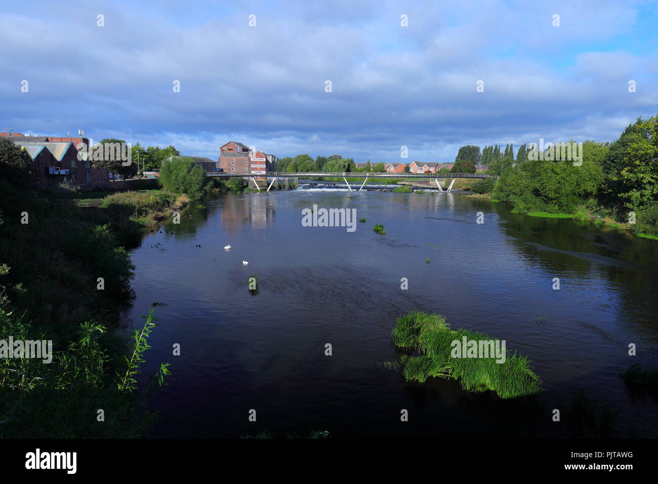 Bridge across the river aire hi-res stock photography and images - Alamy