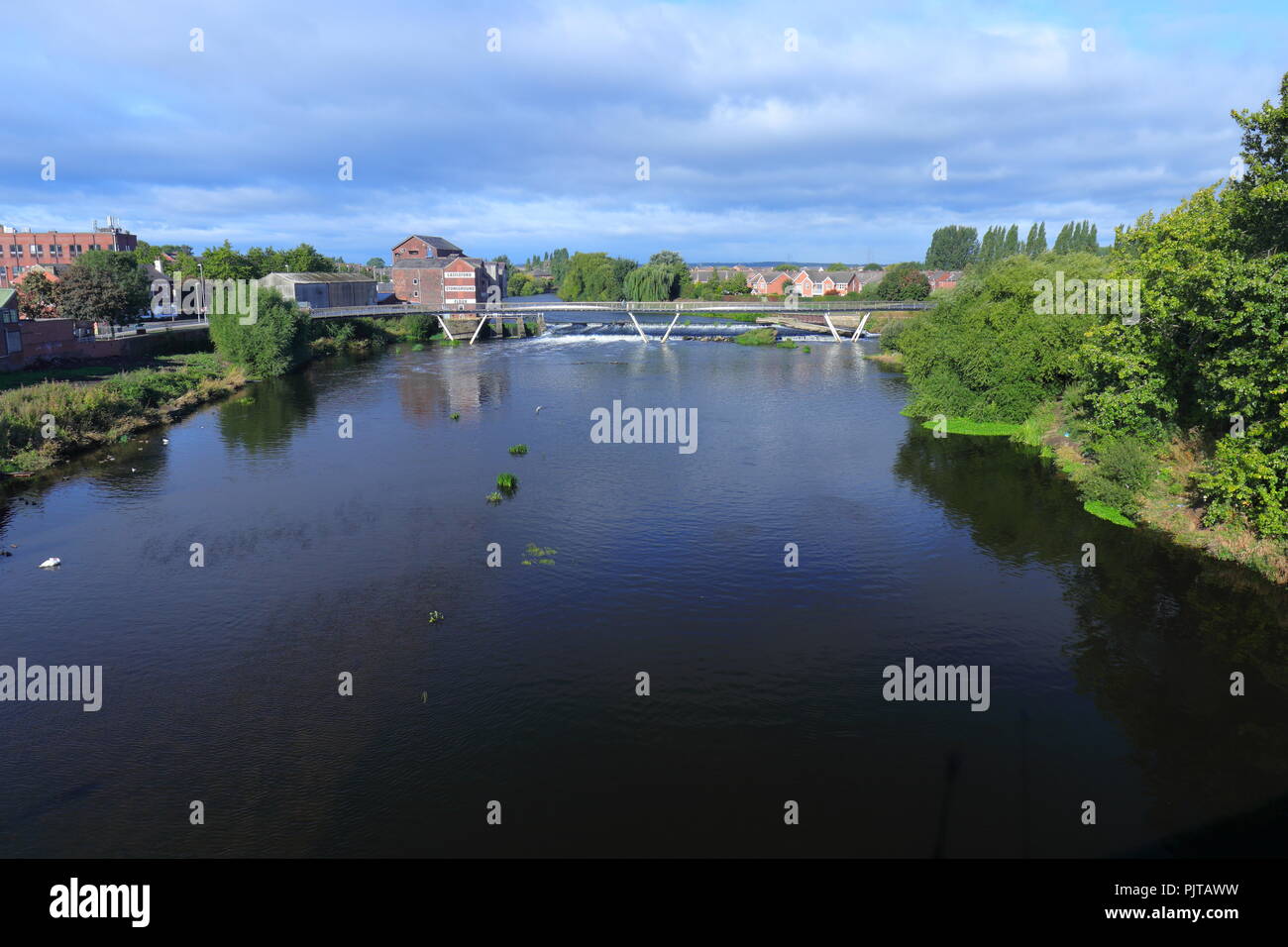 Bridge across the river aire hi-res stock photography and images - Alamy