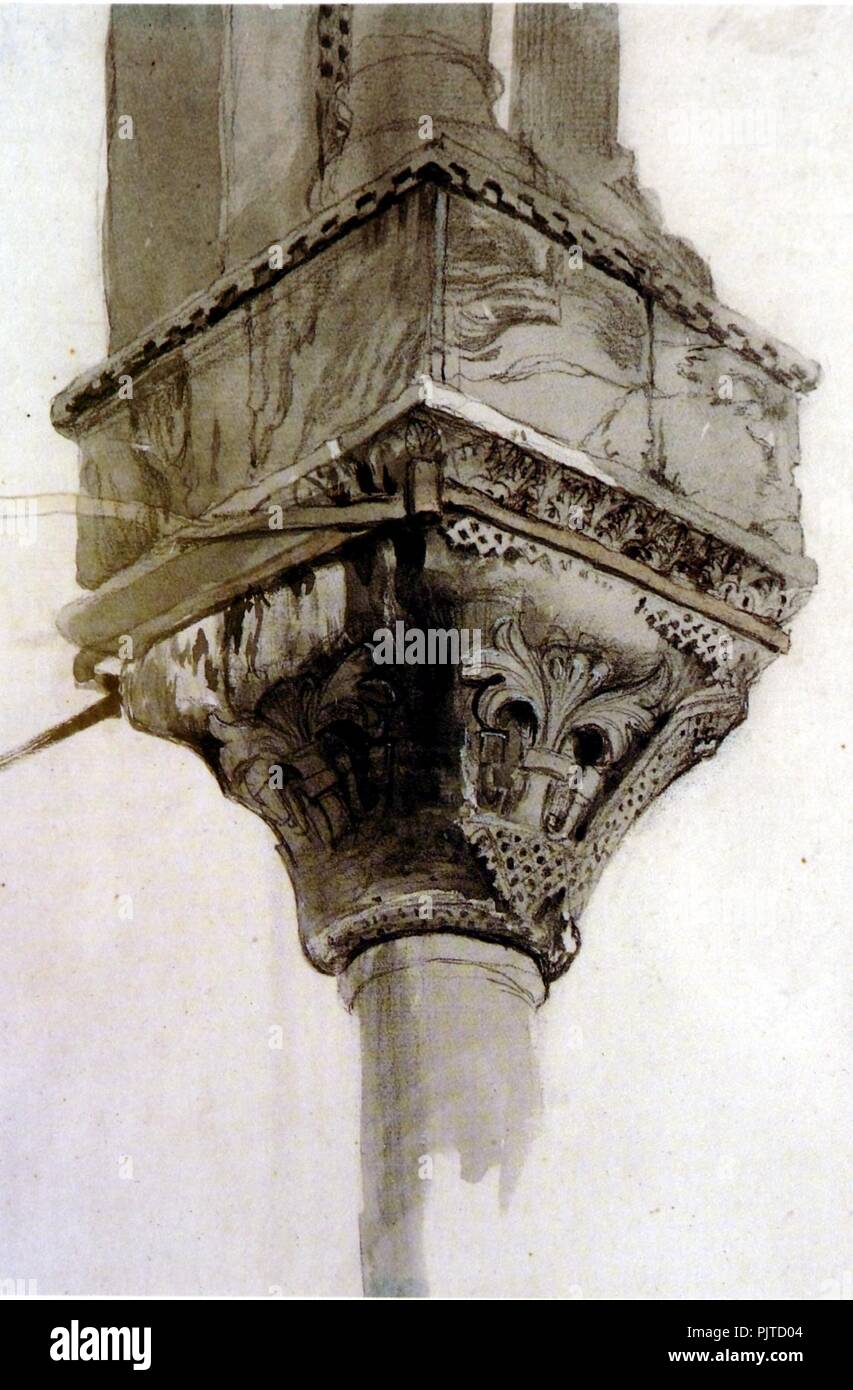 Basket and Lily Capital St Mark Stock Photo - Alamy