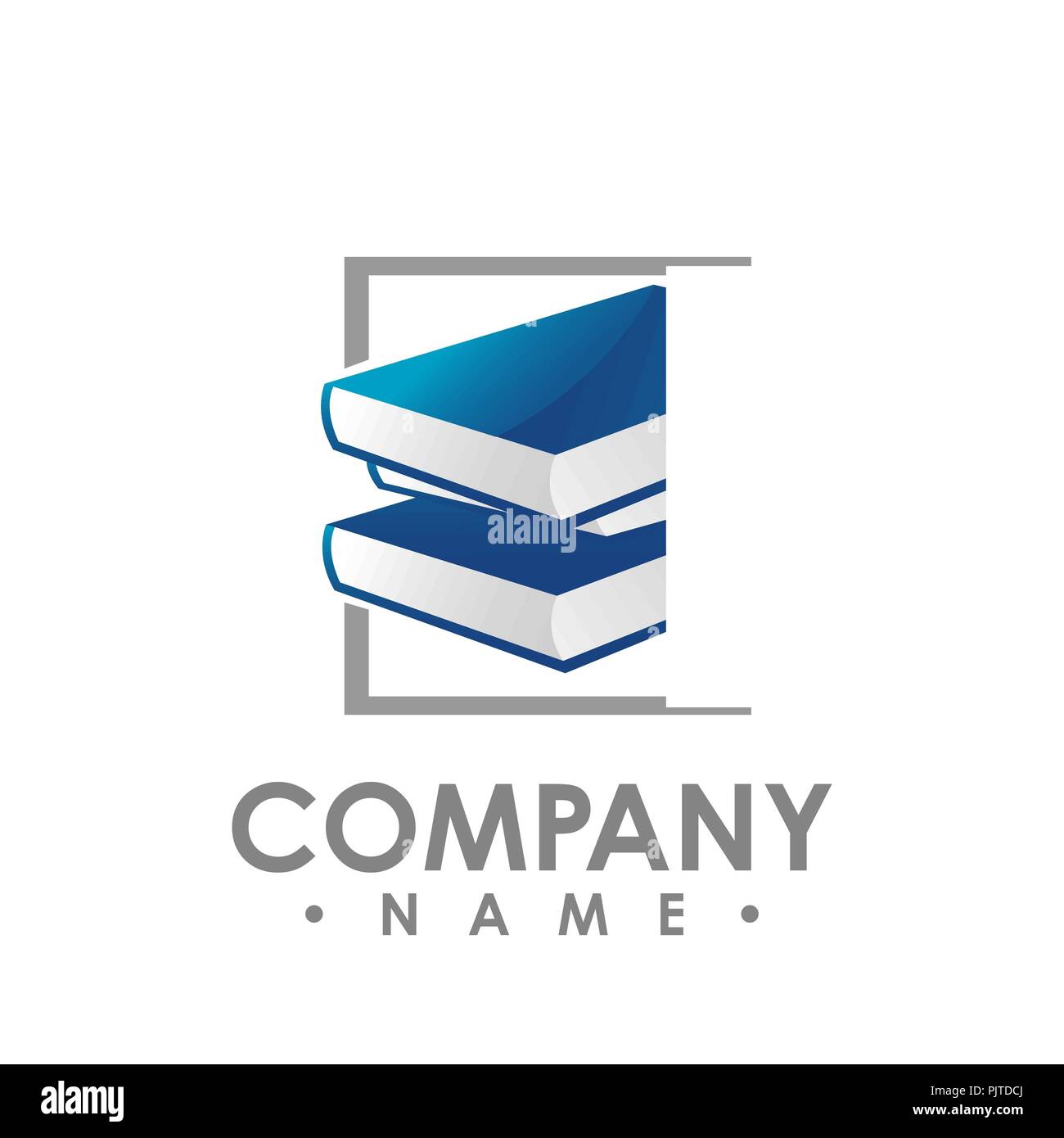 creative book logo vector, Book color logo, School books, Education ...