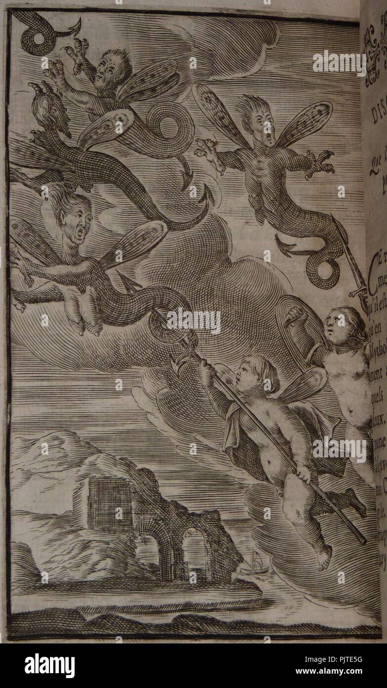 Baudoin - Recueil d Emblemes I p370 Stock Photo - Alamy