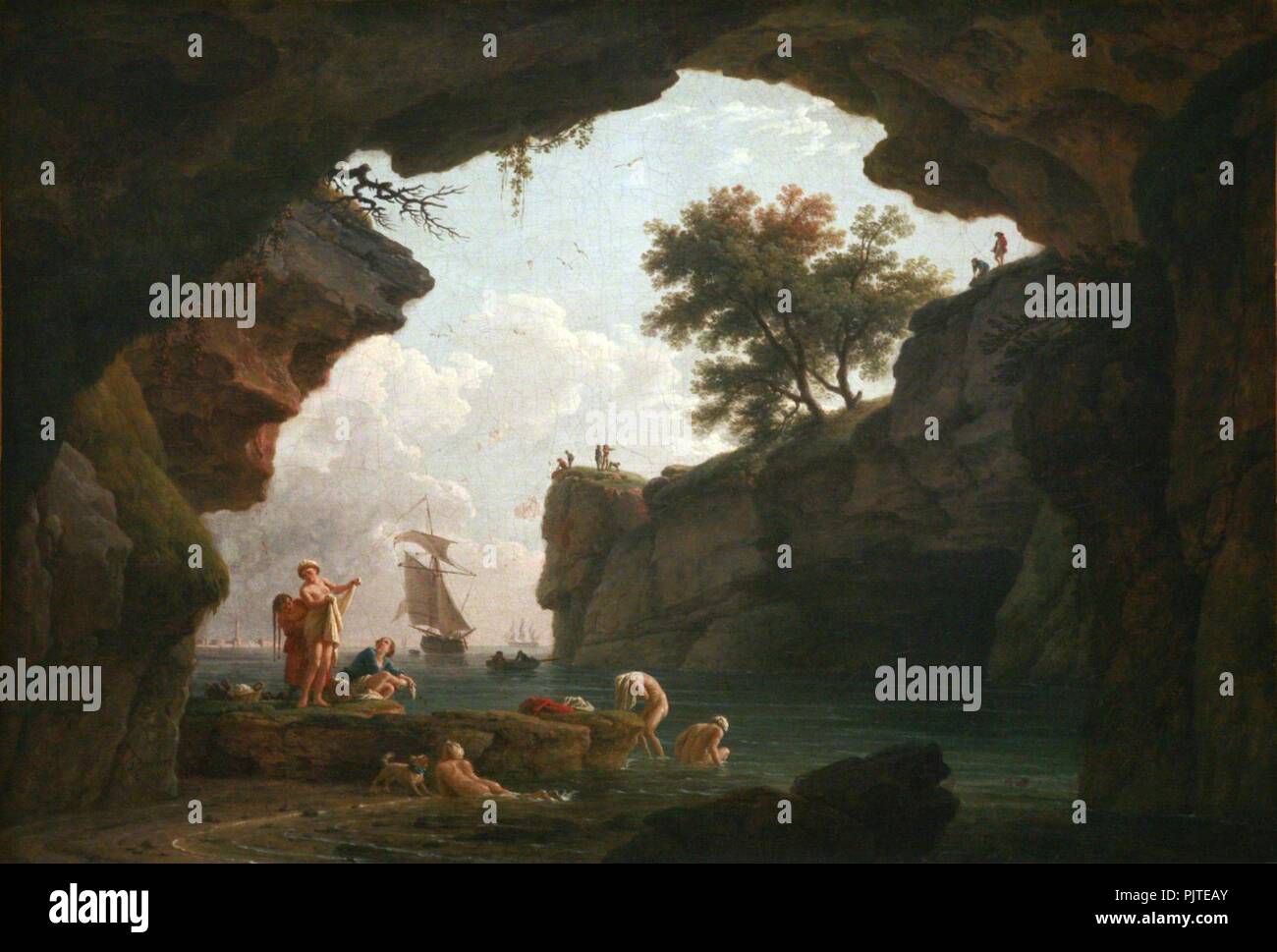 Bathers history historical archive archival hi-res stock photography ...