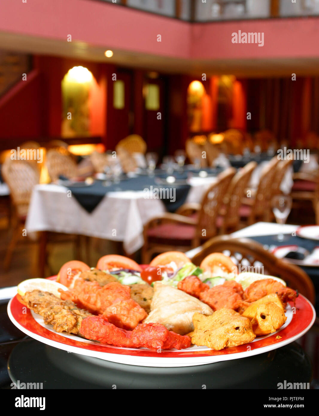 Indian fine dining Stock Photo - Alamy