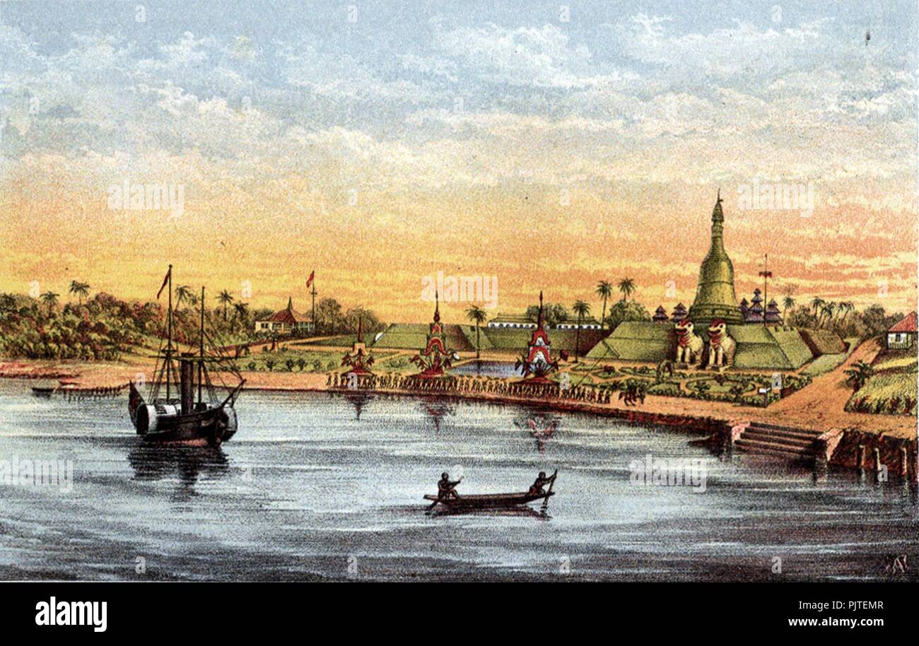 Bassein, late 1800s Stock Photo - Alamy