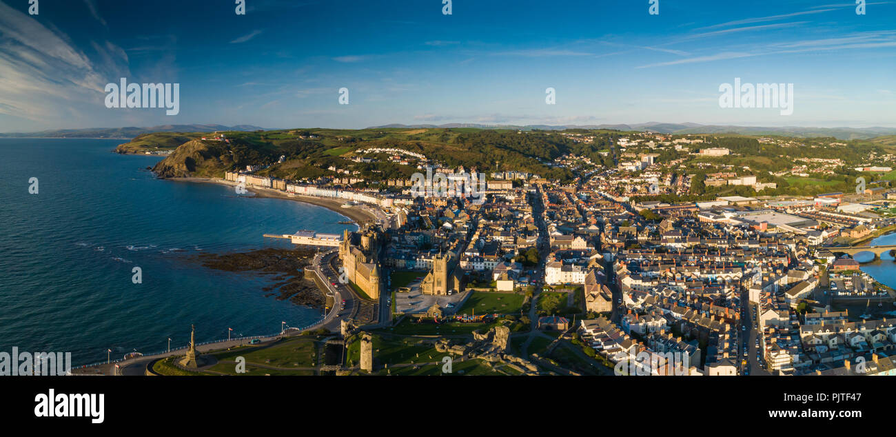 Aberystwyth drone photo hi-res stock photography and images - Alamy