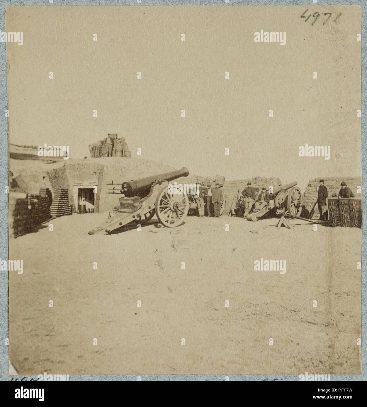 Battery on Morris Island, gun that fired over 1200 shots into Fort ...