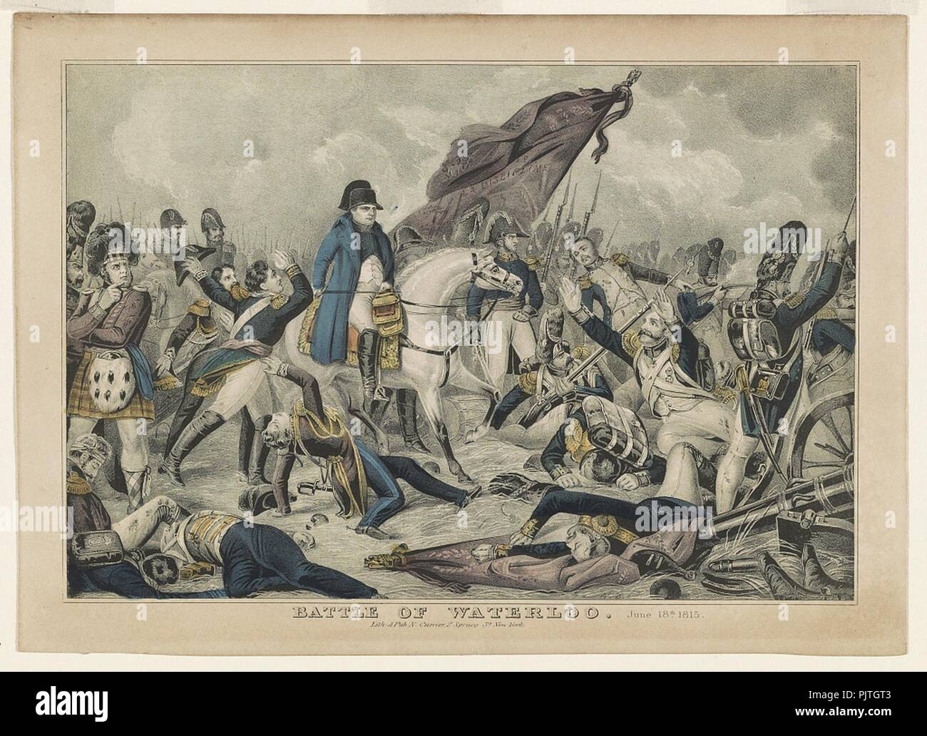 Battle of Waterloo- June 18th 1815 Stock Photo - Alamy