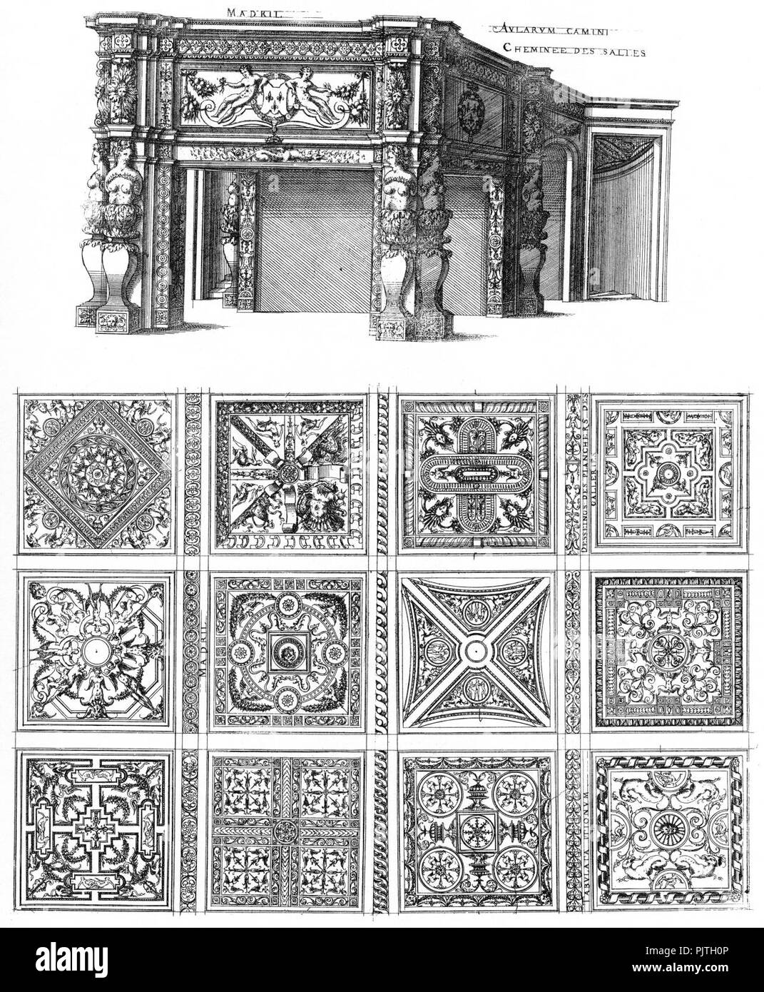 Floor designs Black and White Stock Photos & Images - Alamy