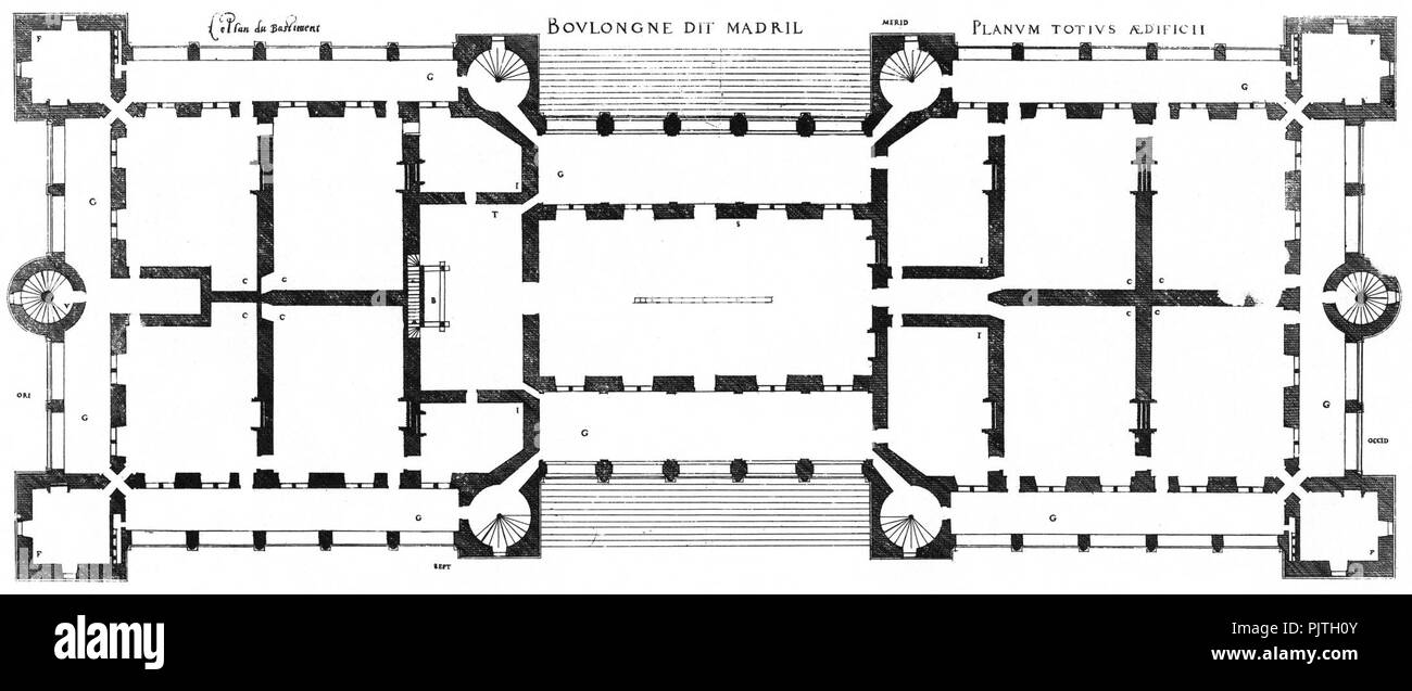 Bastiments v1 (Gregg 1972 p36) - Madrid plan Stock Photo - Alamy