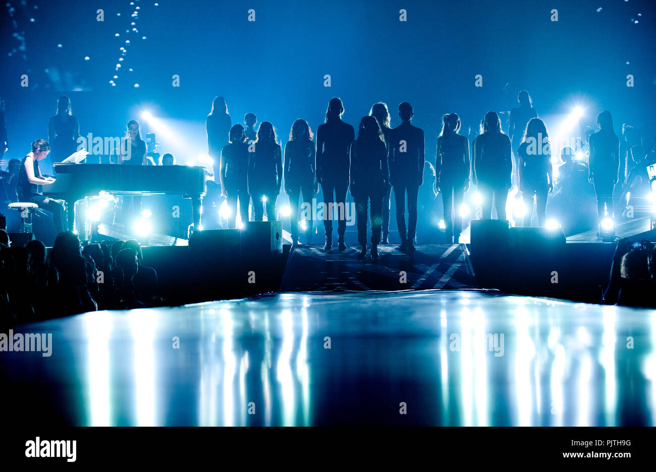 Belgian women's choir Scala & Kolacny Brothers performing at the Night Of The Proms, in Antwerp ...