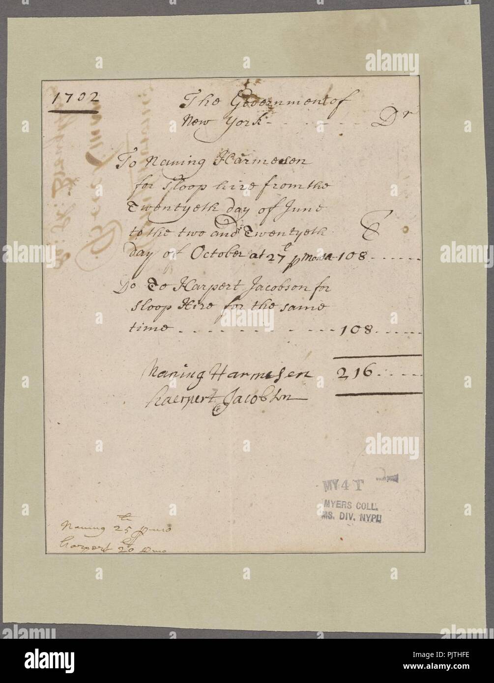 Governor beekman hi-res stock photography and images - Alamy