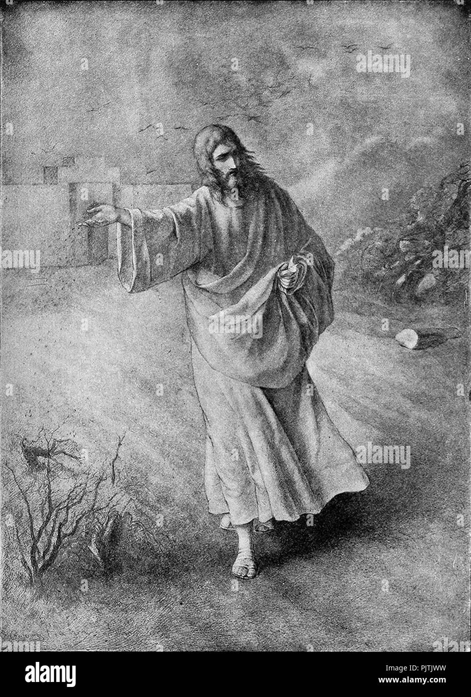 BEHOLD, A SOWER WENT FORTH TO SOW Stock Photo - Alamy