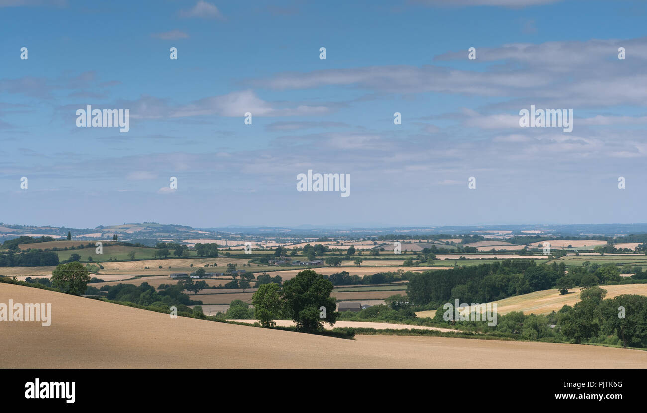British countryside in summer, Cotswolds, UK Stock Photo - Alamy
