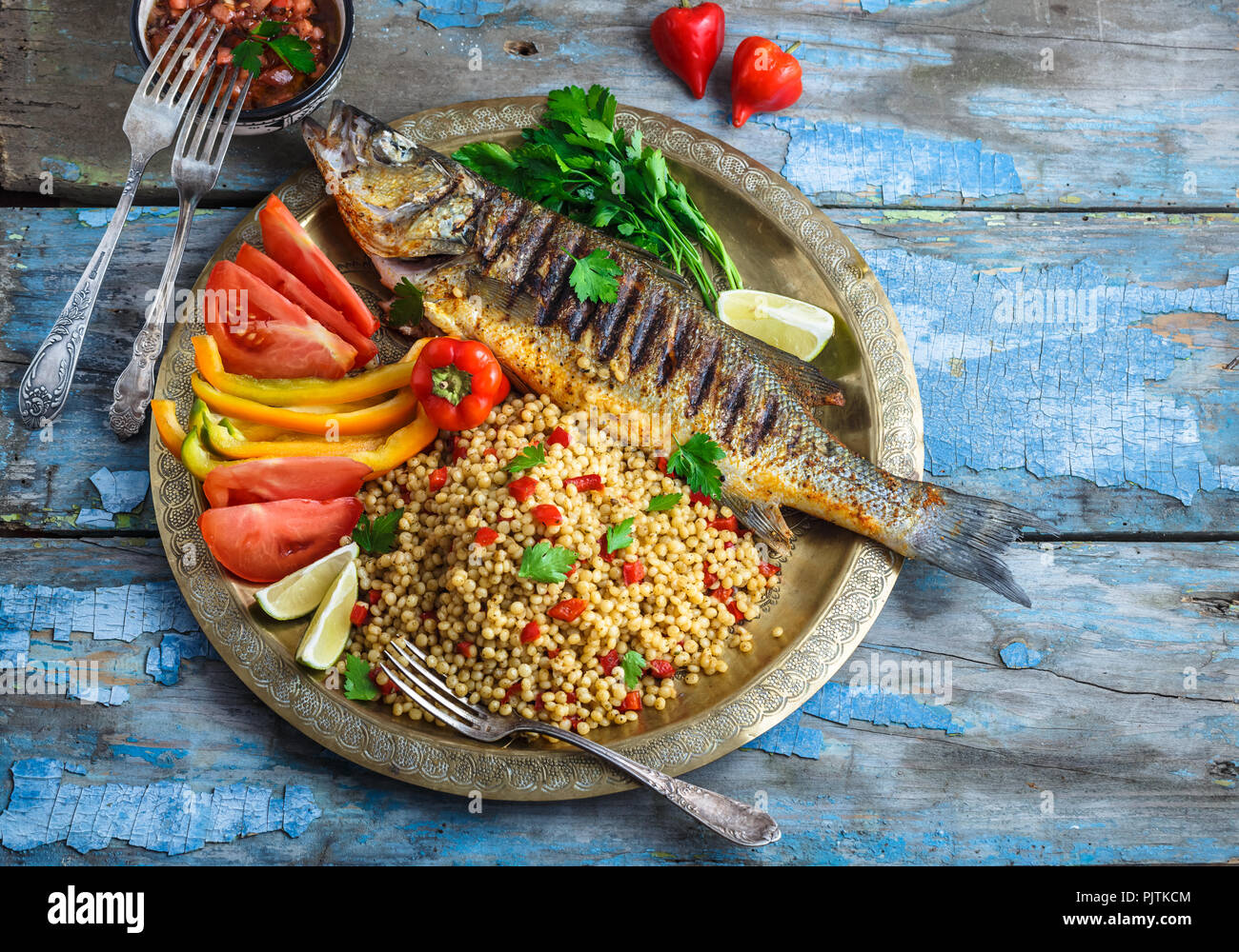 Moroccan fish dish hi-res stock photography and images - Alamy