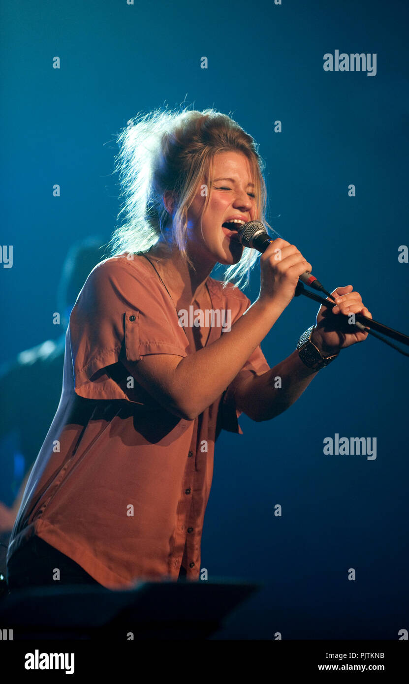 Concert of the Belgian singer Selah Sue in the Amerikaans Theater ...