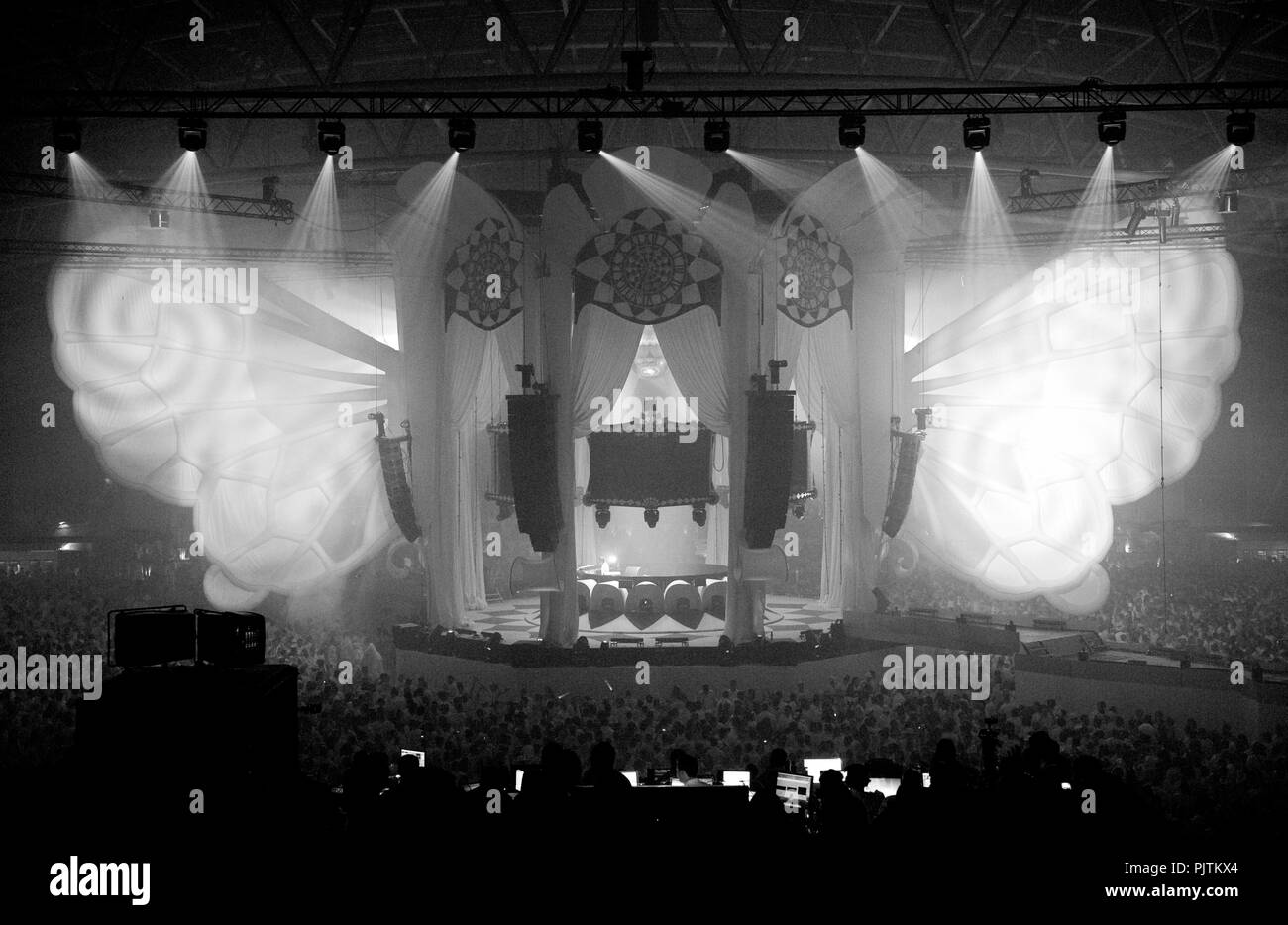 The Sensation White dance event in the Ethias Arena of Hasselt attended ...
