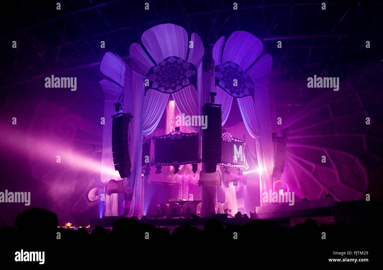 The Sensation White dance event in the Ethias Arena of Hasselt attended ...