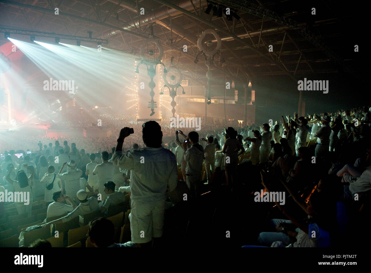 The Sensation White dance event in the Ethias Arena of Hasselt attended ...