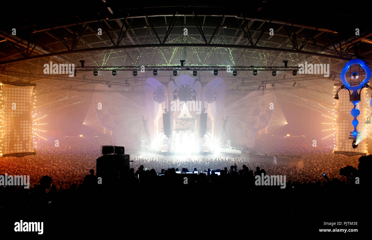 The Sensation White dance event in the Ethias Arena of Hasselt attended ...