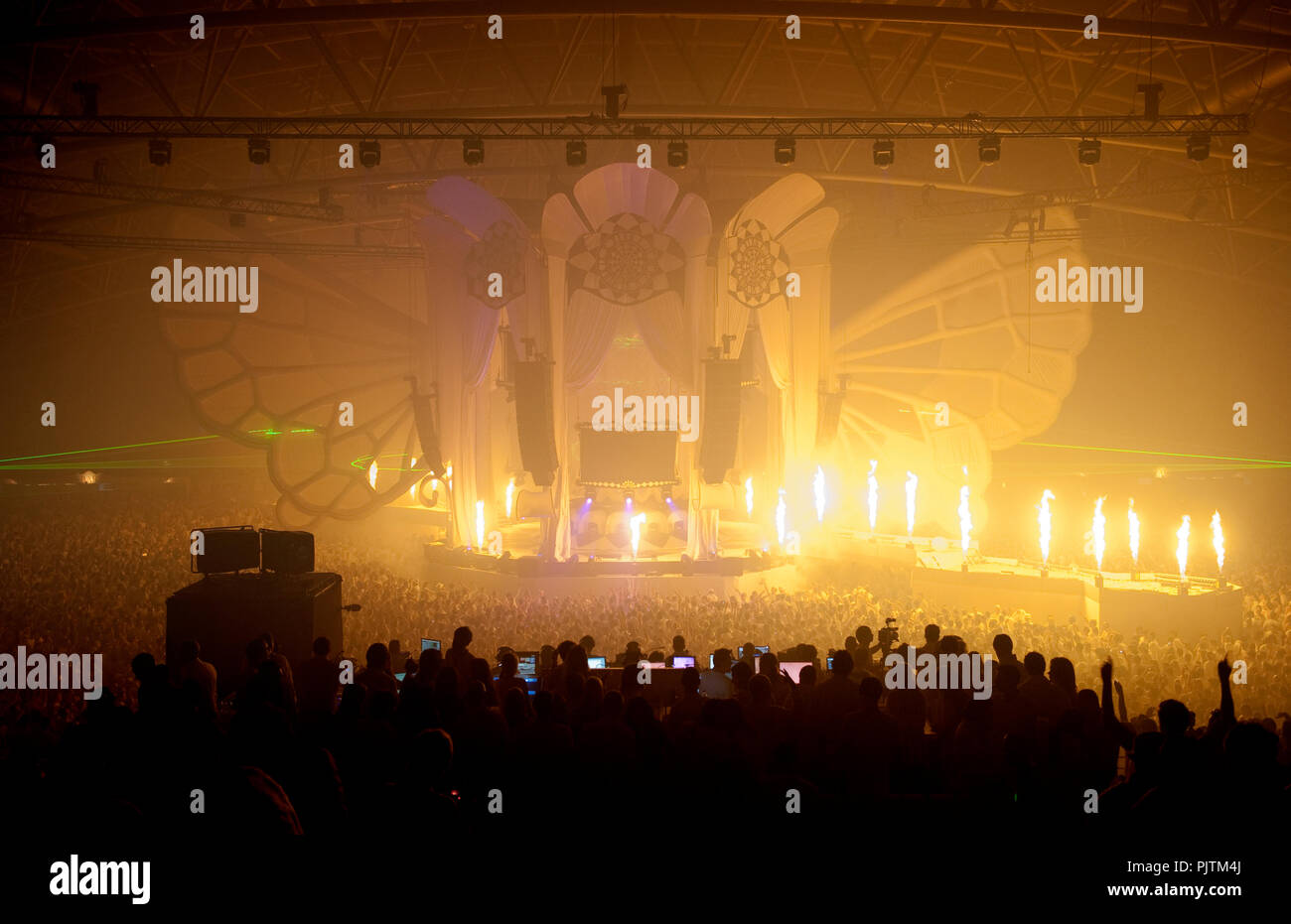 The Sensation White dance event in the Ethias Arena of Hasselt attended ...