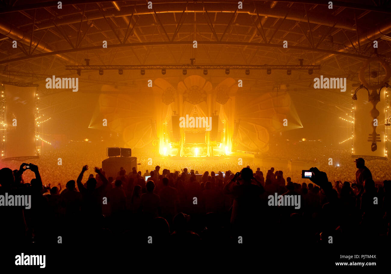 The Sensation White dance event in the Ethias Arena of Hasselt attended ...