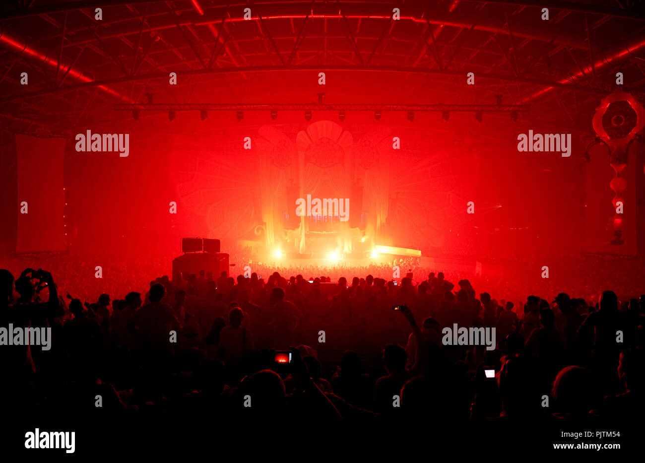 The Sensation White dance event in the Ethias Arena of Hasselt attended ...