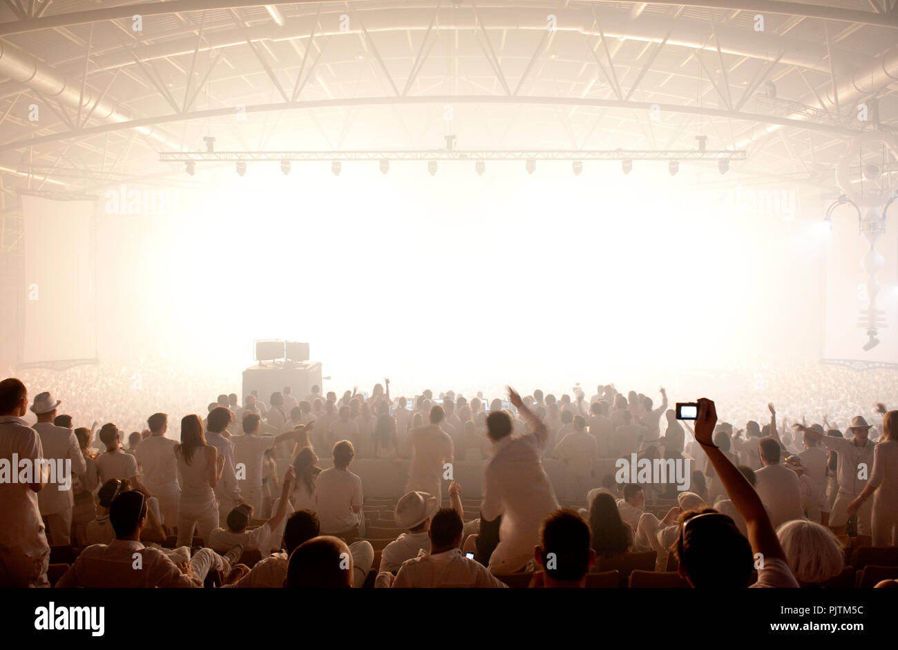 The Sensation White dance event in the Ethias Arena of Hasselt attended ...