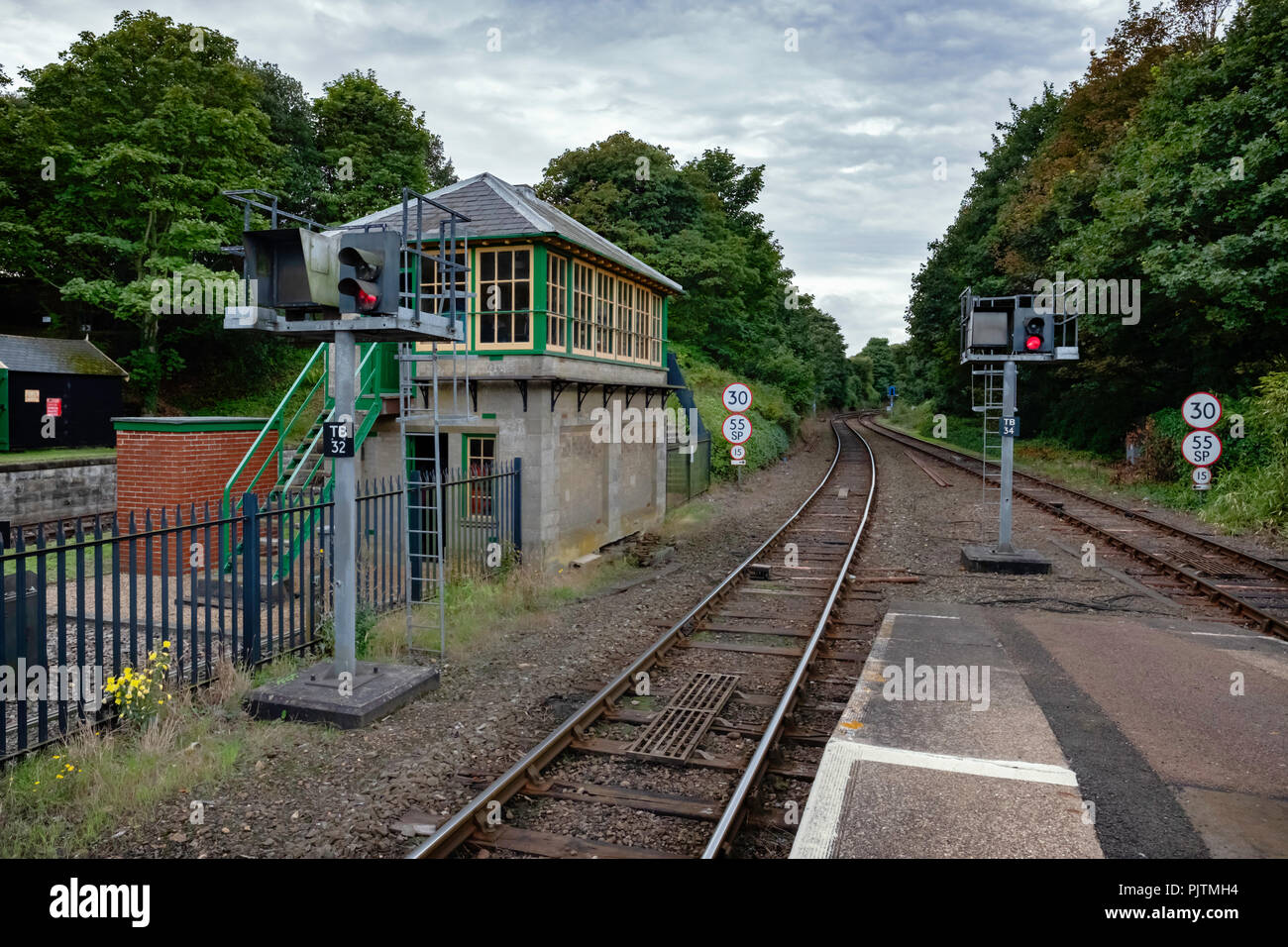 The only remaining Marriott Signal Box and now restored at Cromer in ...