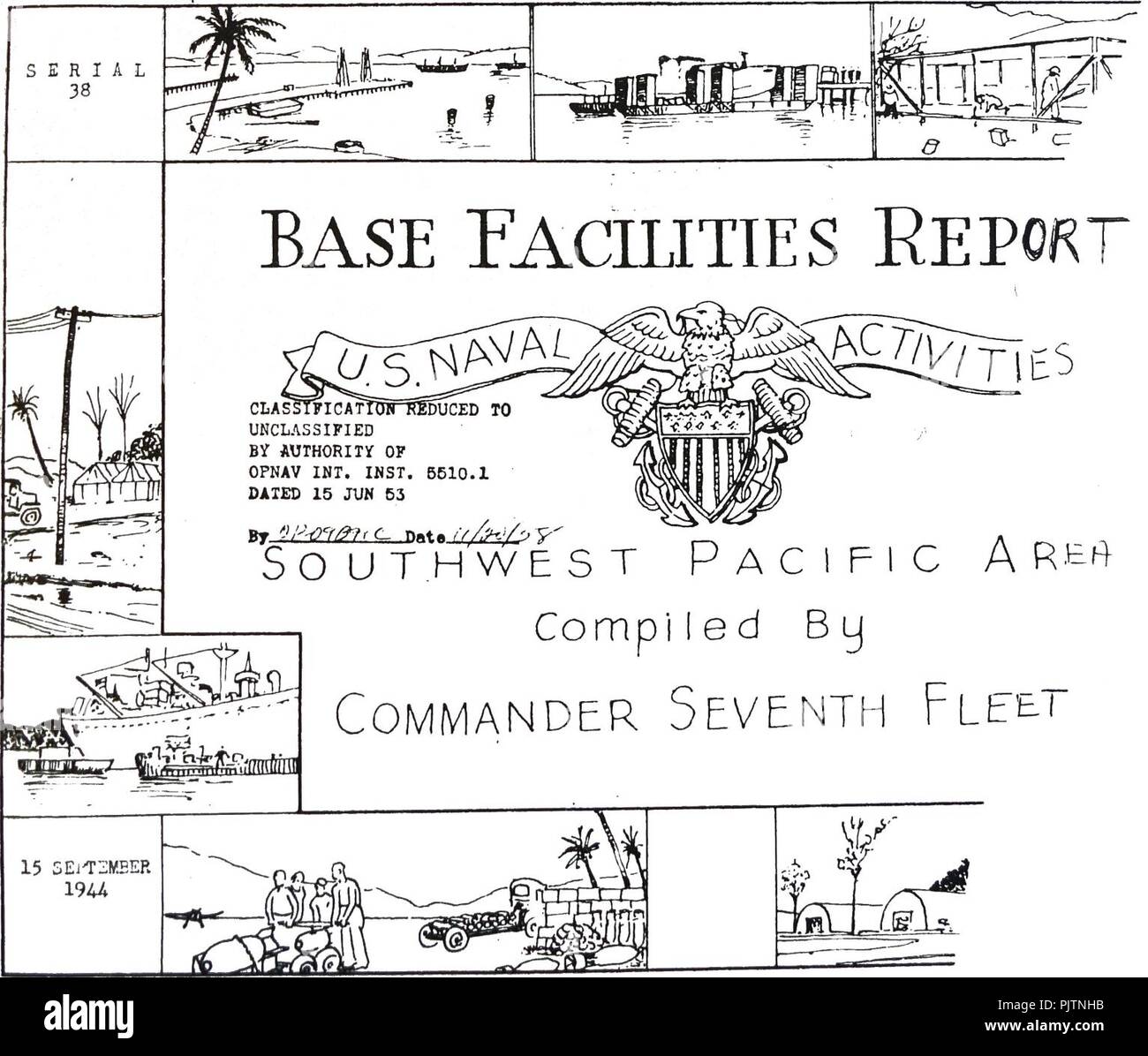 Base Facilities Report cover Stock Photo - Alamy