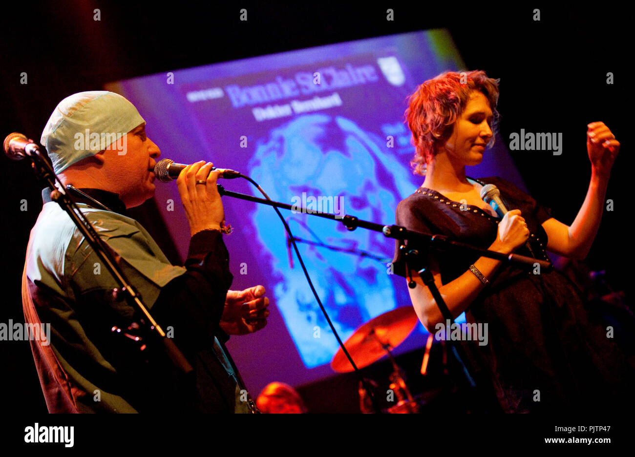 Dutch singer songwriter Marike Jager and Belgian singer Frank Vander ...