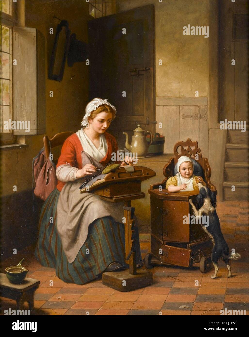 Historical lacemaker hi-res stock photography and images - Alamy