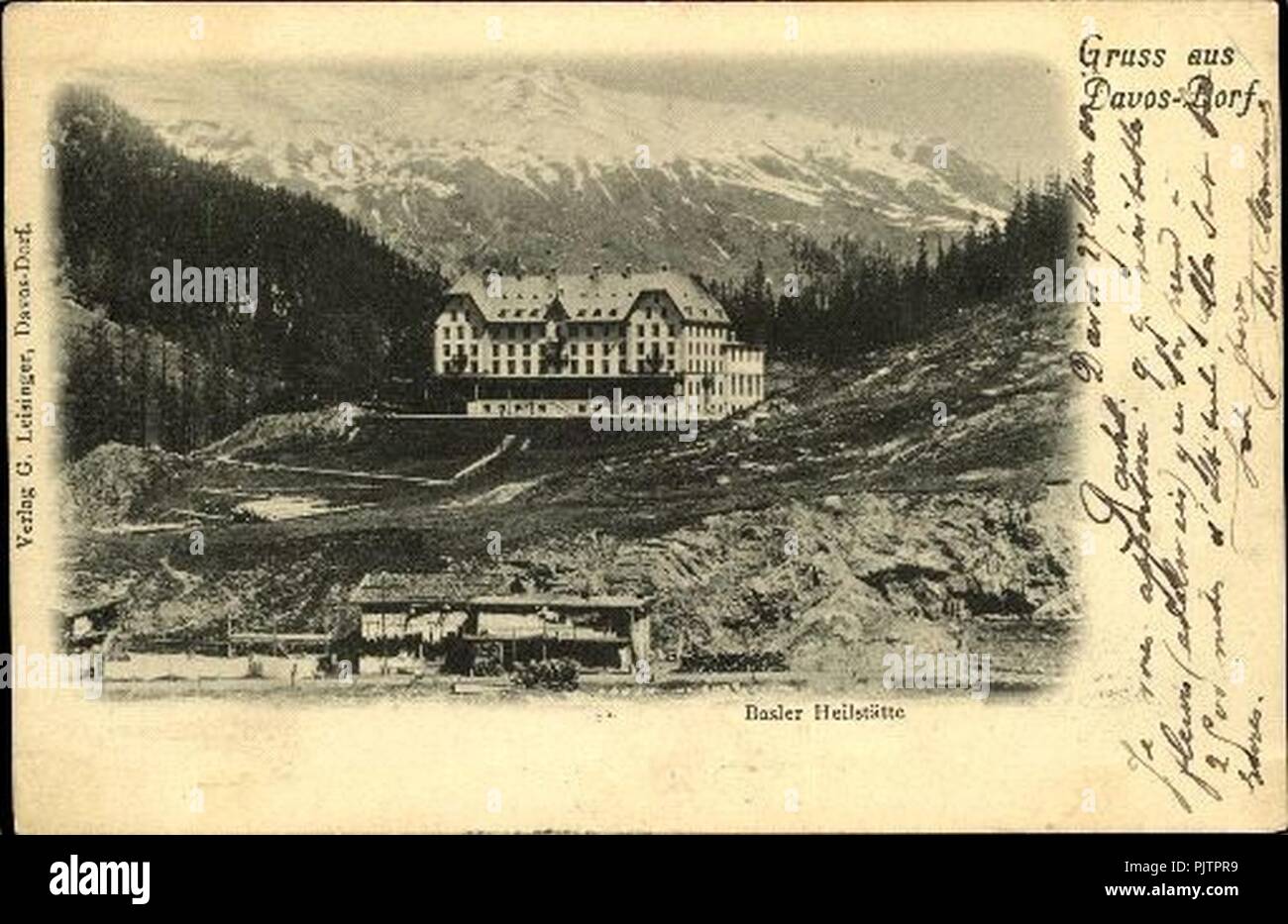 Basler Sanatorium 1900 Stock Photo - Alamy