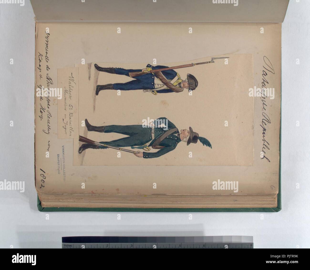 Bataafsche Republiek. Waldeck 5e (vyfde) Bataillon Musketiers en Jager ...