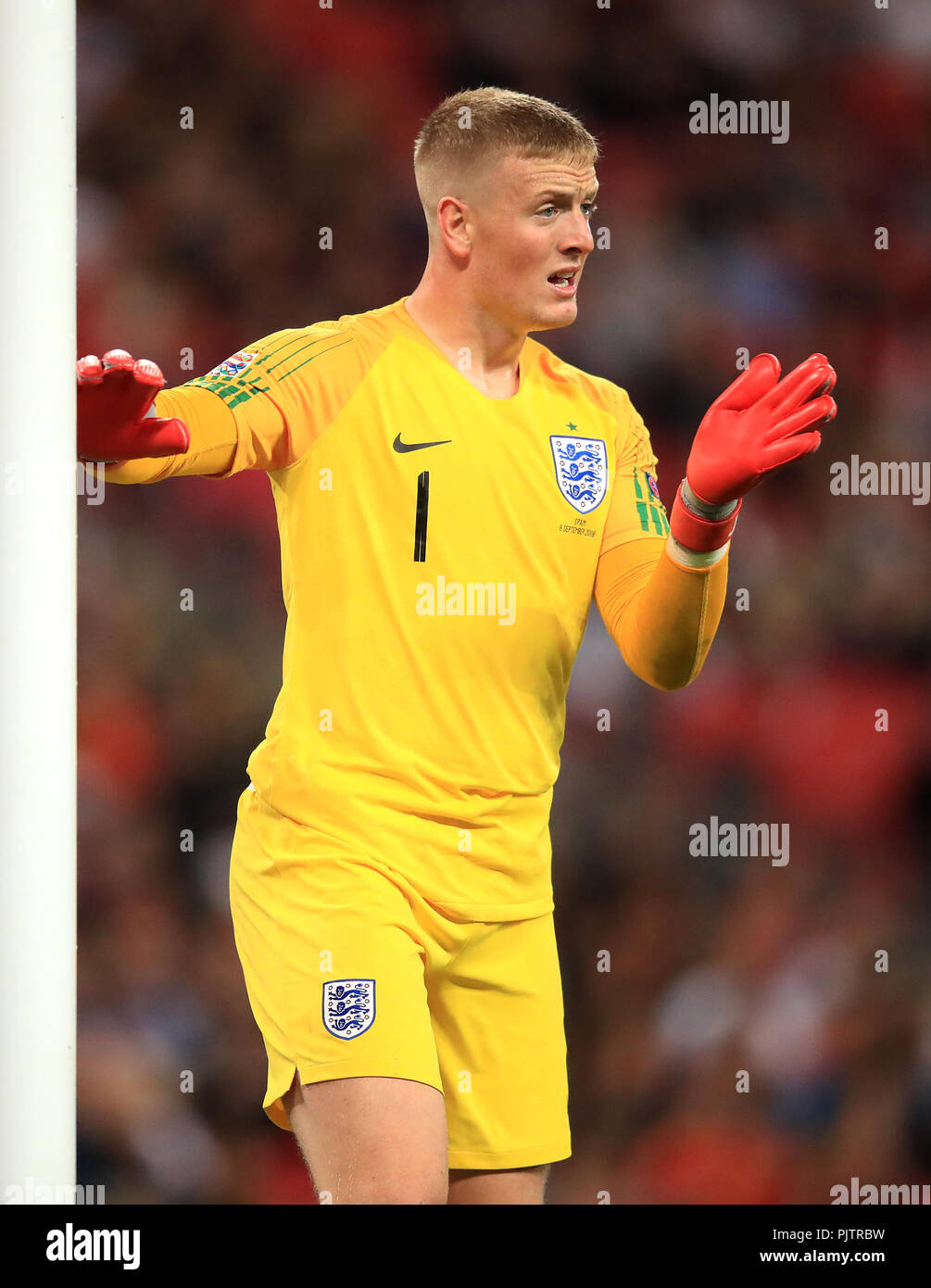 England goalkeeper Jordan Henderson during the UEFA Nations League ...