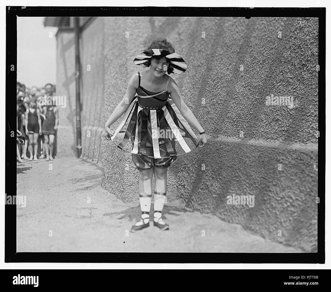 Bathing beach parade, July 26, 1919 Stock Photo - Alamy