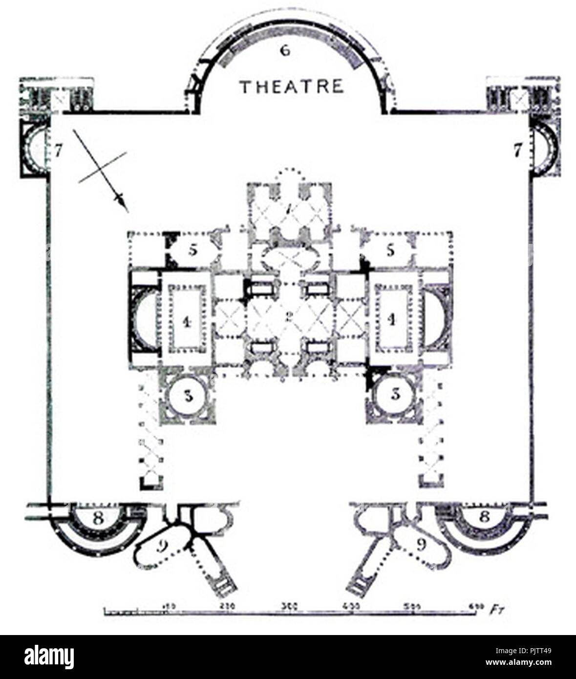 Plan Baths Of Titus