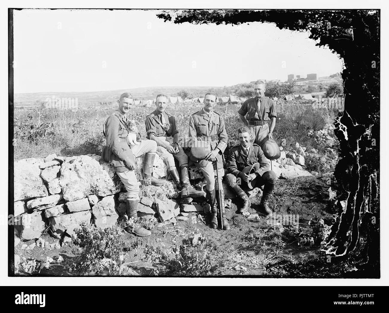 Battery of the 53rd division, 1918 Stock Photo - Alamy