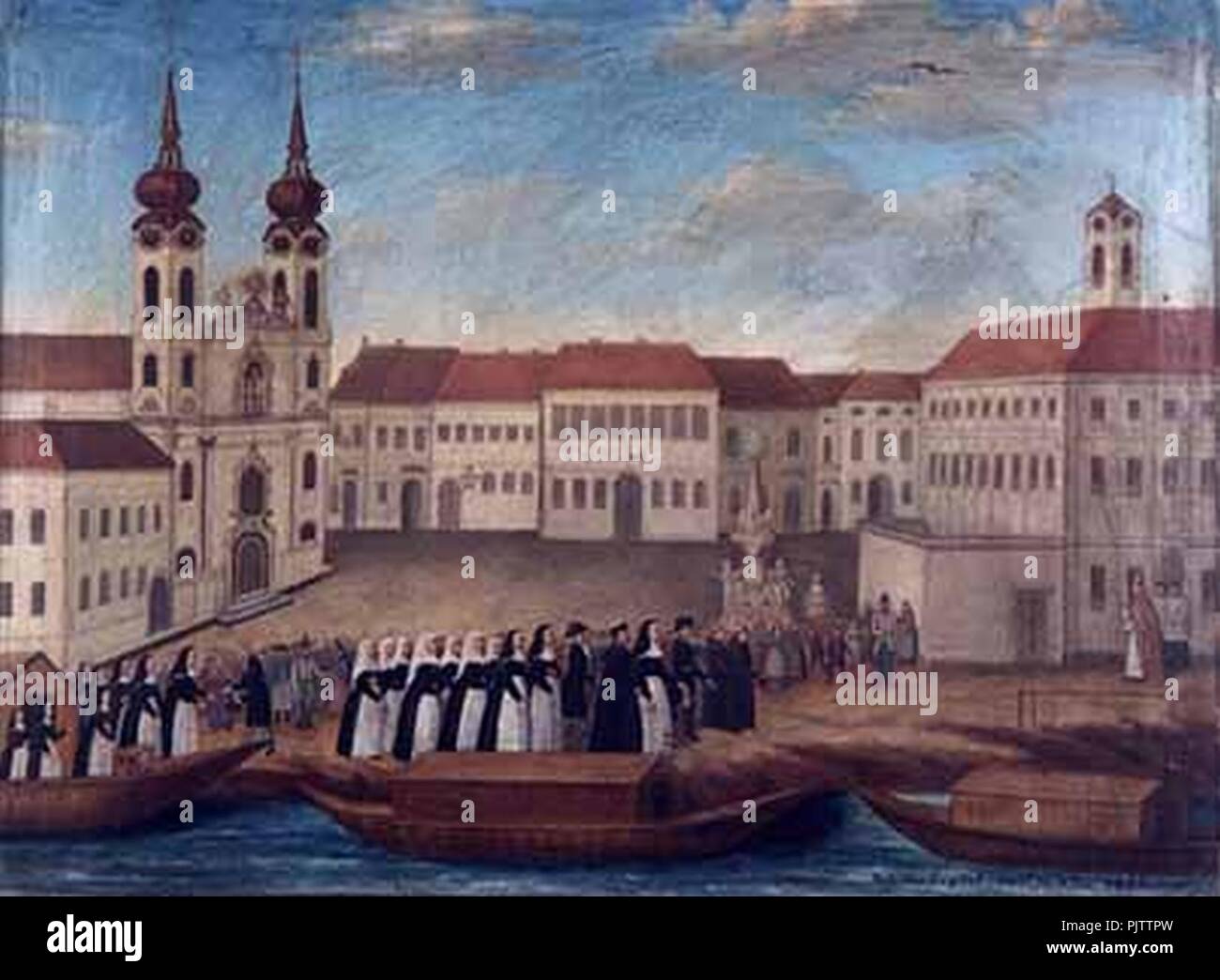 Batthyany ter 1785 Stock Photo - Alamy