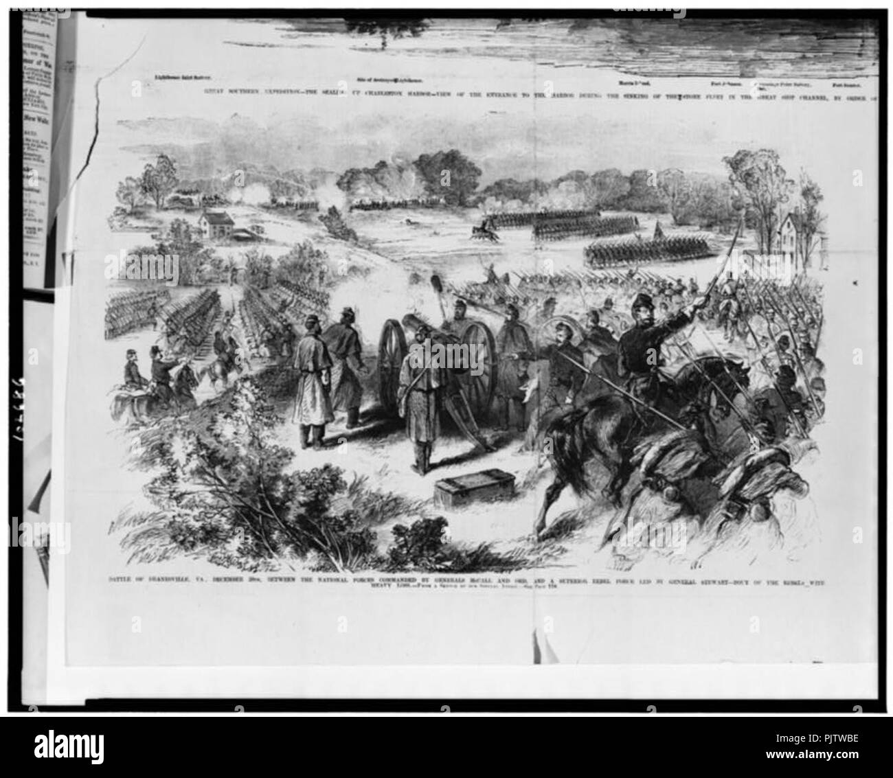 Battle of Dranesville, Va., December 20th, between the national forces ...