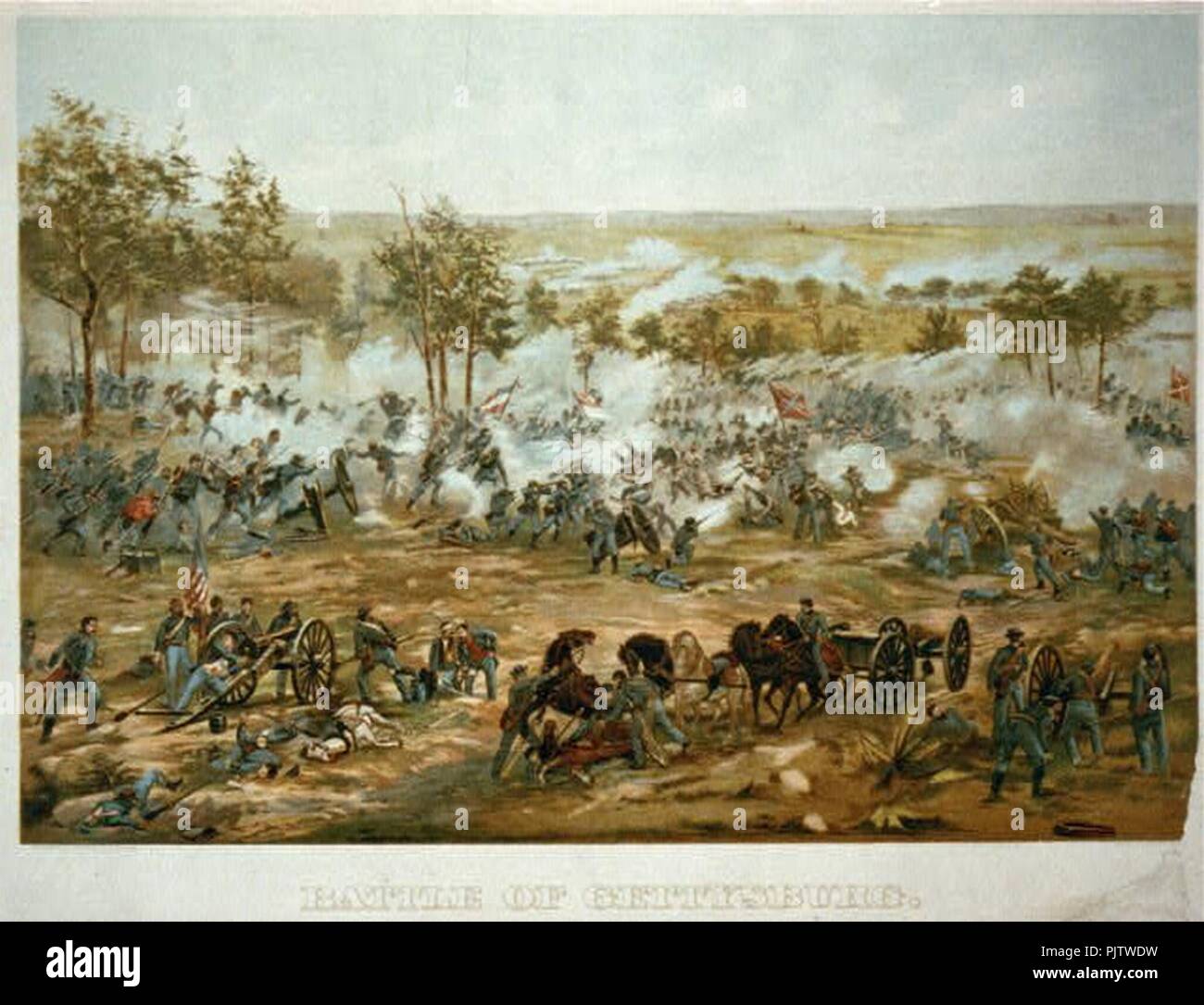 Battle of Gettysburg Stock Photo - Alamy